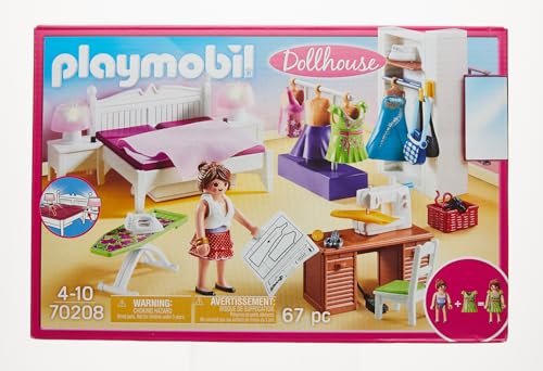 Playmobil Bedroom with Sewing Corner Furniture Pack