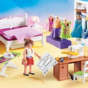 Playmobil Bedroom with Sewing Corner Furniture Pack