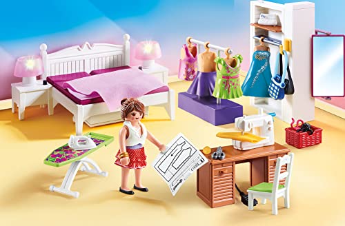 Playmobil Bedroom with Sewing Corner Furniture Pack