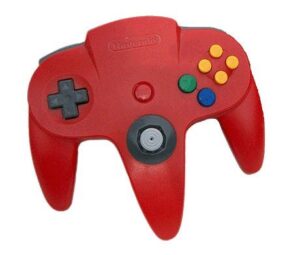 nintendo 64 controller - red (renewed)