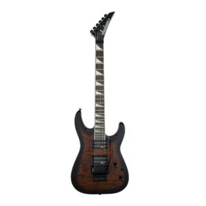 jackson js series dinky js32q - dark sunburst with amaranth fingerboard