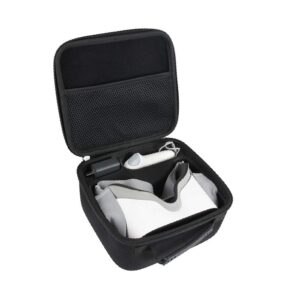 adada hard travel case for oculus go standalone virtual reality headset (black)