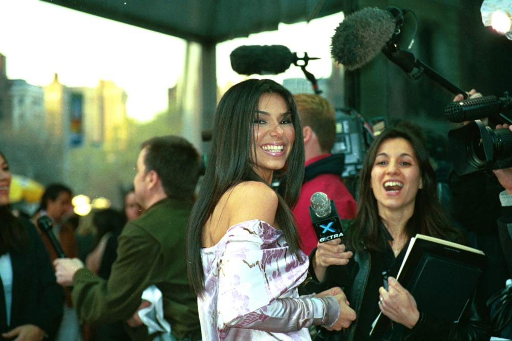 Posterazzi Poster Print Collection Roselyn Sanchez at Premiere of Chasing Papi Ny 4142003 by Janet Mayer Celebrity (10 x 8)