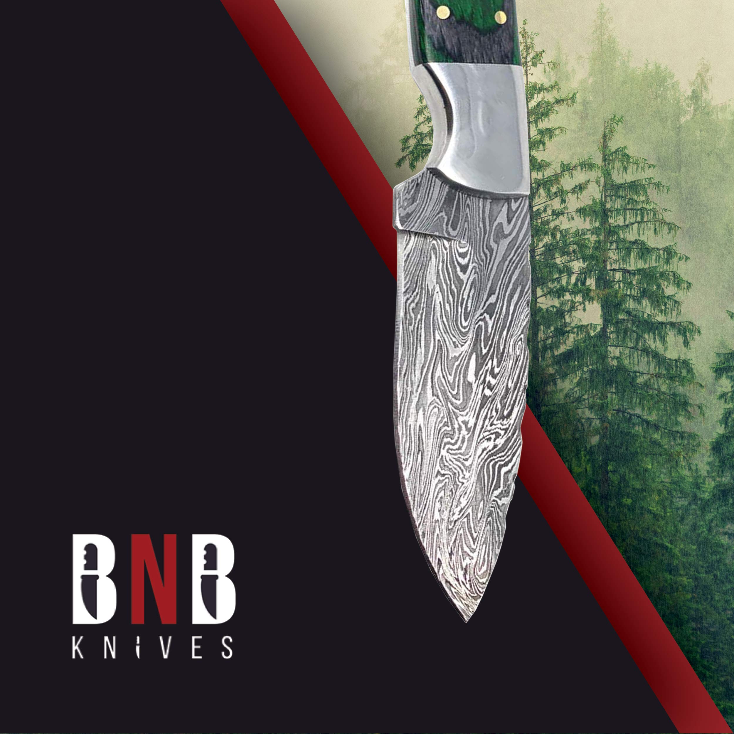 BUCKNBEAR KNIVES Small Green Hunter Knife