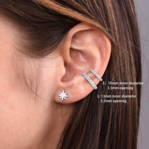 Sterling Silver Ear Cuffs No Piercings Non Pierced Cuff - Set of 2