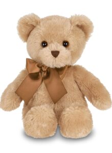 bearington lil' honey the brown teddy bear plush, 12 inch bear stuffed animal