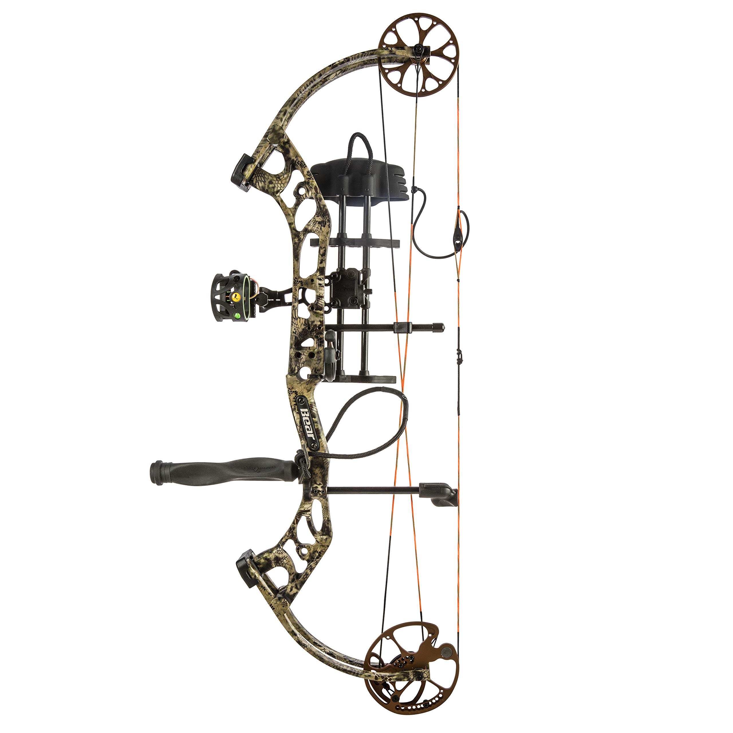 Trophy Ridge Blitz 6" Archery Bow Stabilizer with Wrist Sling and Leather Mount - Constructed of Noise and Vibration Dampening Rubber, Improved Bow Balance, Easy Installation, Rugged Durability, Black