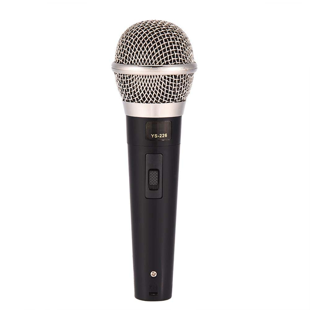 Serounder Wired Dynamic Microphone, Professional Handheld Wired Omni-Directional Microphone Clear Voice for Karaoke Vocal Music Performance