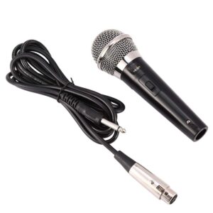 Serounder Wired Dynamic Microphone, Professional Handheld Wired Omni-Directional Microphone Clear Voice for Karaoke Vocal Music Performance