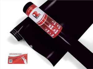 rvinyl avery dennison sw900 197-o satin black supreme wrapping film vinyl vehicle car wrap sheet roll - (120in x 60in w/application card)