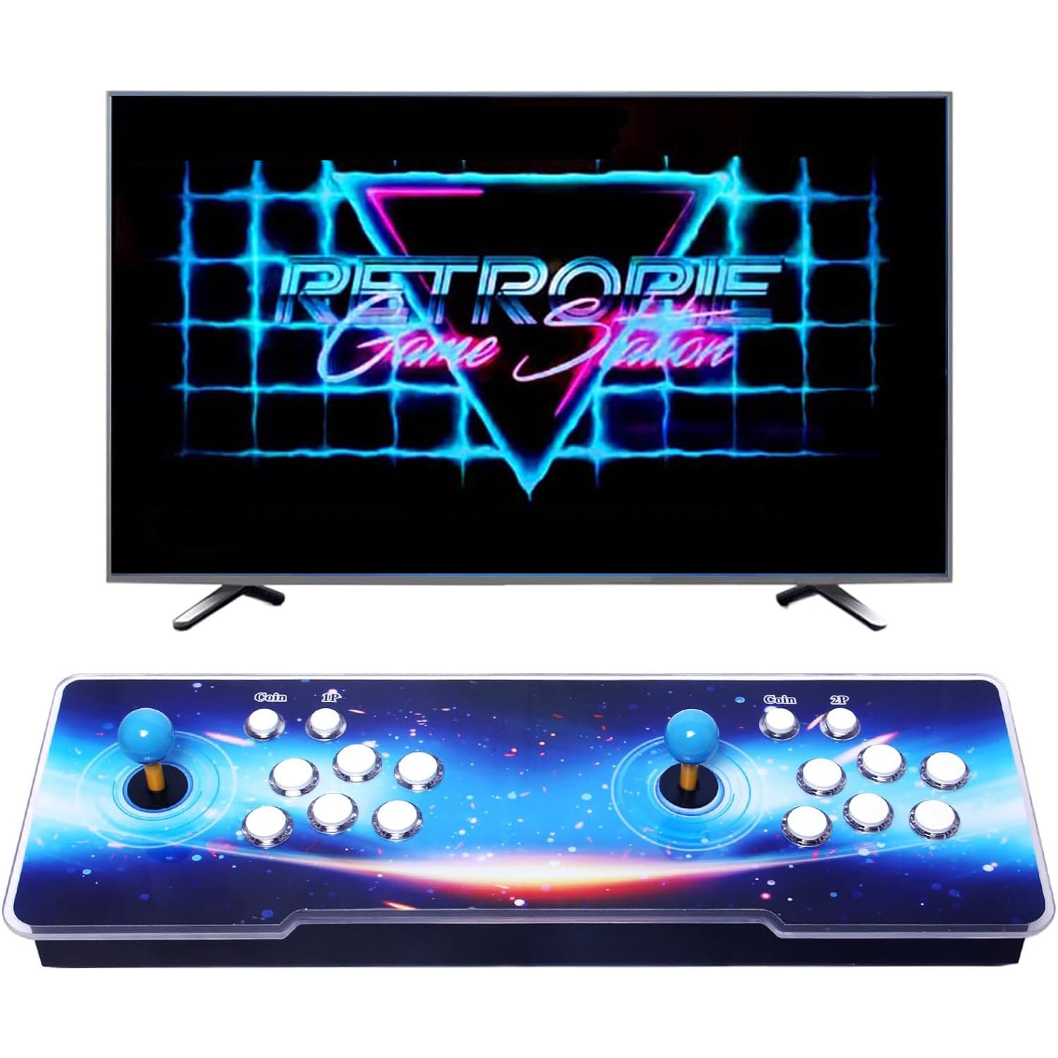 SupYaque 26800 Games in 1 Pandora Box Arcade Console - 3D Games, 1-4 Players - Favorite List, Save/Search/Hide/Pause Game, HDMI VGA to Connect for TV- Powerful Hardware for Arcade Gaming