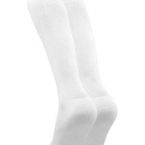 MadSportsStuff Pro Line Under Stirrup Sanitary Liner Baseball Socks (White, Large)