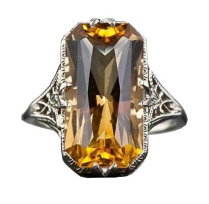 aimys vintage women 925 sliver ring citrine natural party wedding engagement jewelry cocktail party bridal engagement hollow engraving band (8)