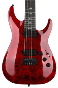 schecter c-7 apocalypse - red reign