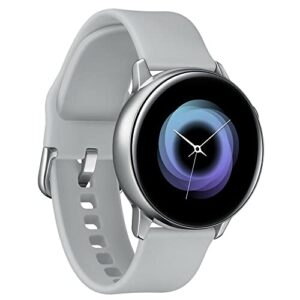 samsung galaxy watch active - 40mm, ip68 water resistant, wireless charging, sm-r500n international version (silver)