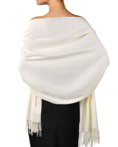 furtalk women's pashmina shawls and wraps for evening dress long scarf wedding bride bridesmaid shawl gifts