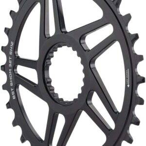 Wolf Tooth Chainrings for Shimano 12-Speed Drivetrains Mountain Bike (32 Tooth, Drop Stop ST, Shimano Direct Mount, Boost, MTB)