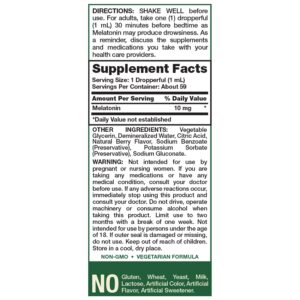 Nature's Truth Maximum Strength Liquid Melatonin 10 mg, 2 fl oz