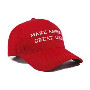 MAGA Hat Make America Great Again Donald Trump Slogan with USA Flag Cap Adjustable 2024 Keep America Great Baseball Hat (Cotton, Red)