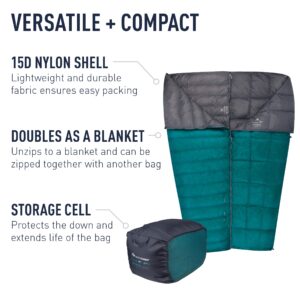 Sea to Summit Traveller Down Sleeping Bag Blanket, 30-Degree, Regular