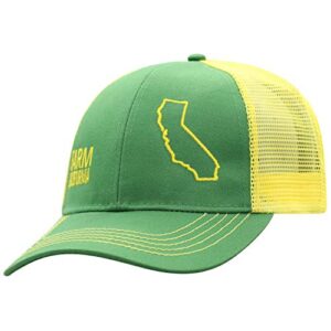 john deere farm state pride cap-green and yellow-california