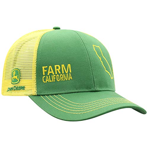 John Deere Farm State Pride Cap-Green and Yellow-California