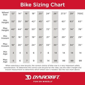 Dynacraft Magna Echo Ridge 26" Mountain Bike – Rugged and Durable Design, Perfect for Teens and Adults Learning to Ride, Sturdy and Easy to Assemble, Ideal for Adventurers