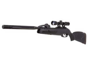 gamo 611006875554 swarm whisper air rifle, .22 caliber,black