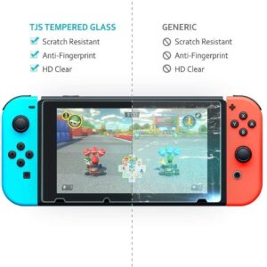 MAEXUS 2 Pcs Switch Screen Protector Tempered Glass Premium HD Clear Anti-Scratch Screen Protector for Nintendo Switch