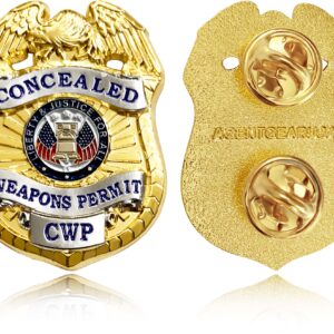 Concealed Weapons Permit Lapel Pin - Metal Pin