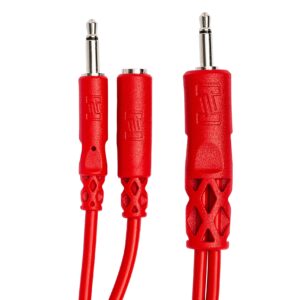 Hosa CMM-515Y Hopscotch Patch Cables 5-Pack, 6 Inch (CMM515Y)