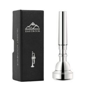 eastrock 3c trumpet mouthpiece silver plated bb trompeta mouthpiece trumpet instrument accessories vacuum packed