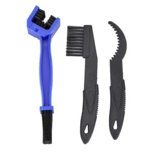 3pcs bike cleaning tool set bike chain crank sprocket cleaning tool washing brushes tackle kit accessory for road mountain cycling