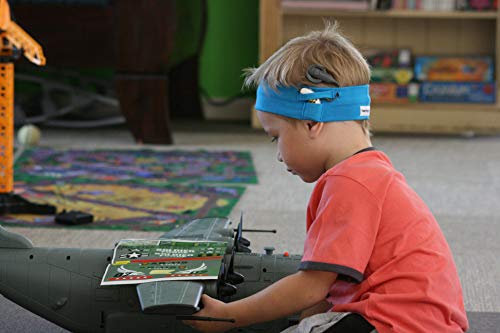 hearinghenry BLACK Standard Cochlear Implant Headband (Age 6mon- 6yrs)