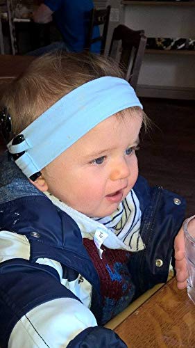 hearinghenry BLACK Standard Cochlear Implant Headband (Age 6mon- 6yrs)