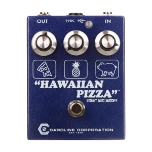 caroline hawaiian pizza fuzz overdrive, cosmic purple (gear hero exclusive)