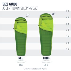 Sea to Summit Ascent Down Sleeping Bag, 0-Degree, Regular