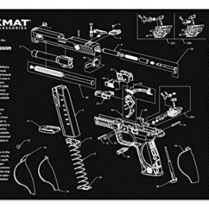 TekMat PISTOL MAT S&W M&P BLK