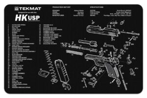 tekmat heckler & koch – usp gun cleaning mat,black