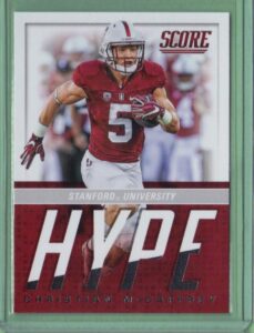 2017 score hype #11 christian mccaffrey - rookie year