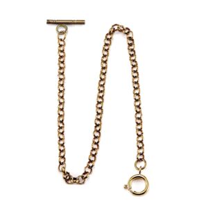 treeweto pocket watch vest chain 14.7 inch (37.5 cm) gold