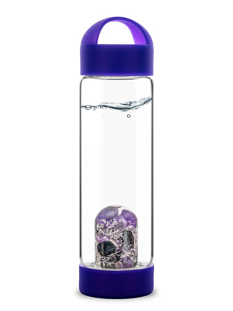 VitaJuwel LOOP amethyst- Silicone Caps for ViA and inu! Crystal Water Bottle