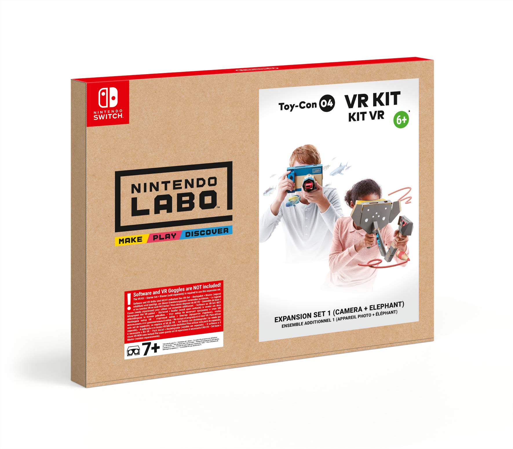 Nintendo LaboTM - Kit VR (Toy-Con 04) Ensemble Additionnel 1 (Appareil Photo + Eléphant)