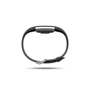 Fitbit Charge 2 Heart Rate + Fitness Wristband Watch, Black,(US Version), Large (6.7 - 8.1 Inch) (Renewed)