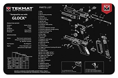 TekMat Glock Gun Cleaning Mat, Black