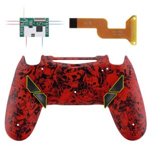 extremerate demons and monsters dawn programable remap kit for ps4 controller with upgrade board & redesigned back shell & 4 back buttons - compatible with jdm-040/050/055 - controller not included