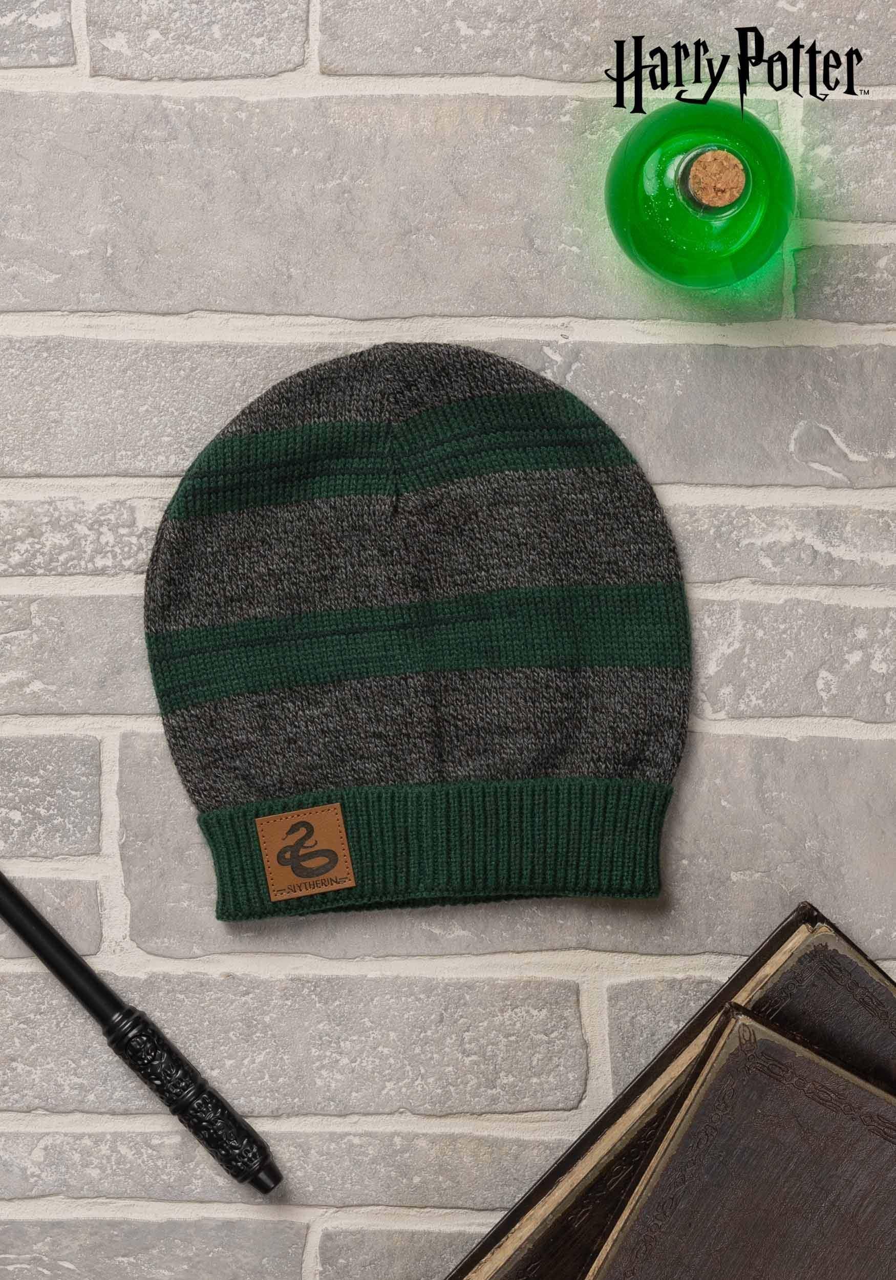 elope Harry Potter Slytherin House Heathered Knit Beanie Standard