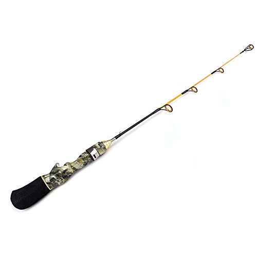 LOVEPET Ice Fishing Rod, Fishing Rod, Straight Shank, Raft Fishing Rod,Short Section Winter Fishing Rod, Fishing Tackle 50cm