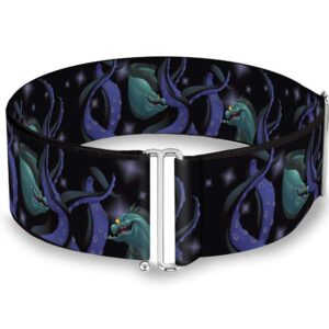 buckle-down womens cinch flotsam jetsam ursula tentacles 23 to 42 inch belt, multicolor, inch us