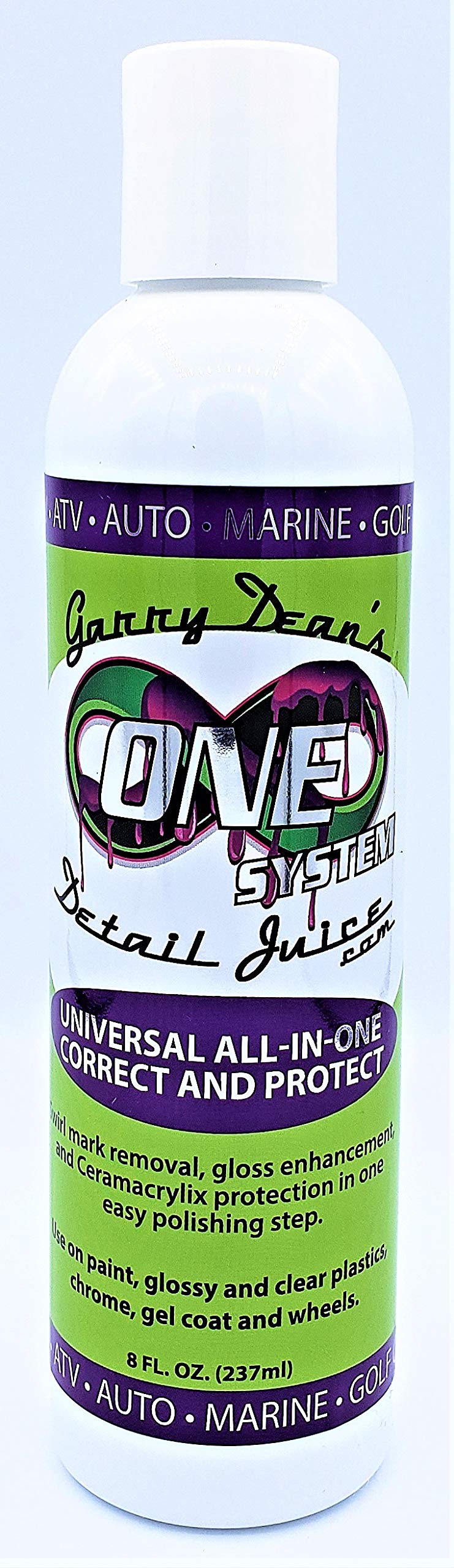 Detail Juice Garry Dean's ONE System Universal All in One Polish Automotive Detailing Supplies Paint, Clear Plastics, Chrome, Gel Coat, Wheels (128 fl oz)